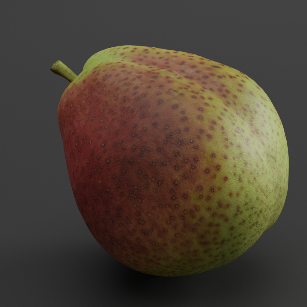 Pear05 | FREE Fruit & Vegetables models | BlenderKit