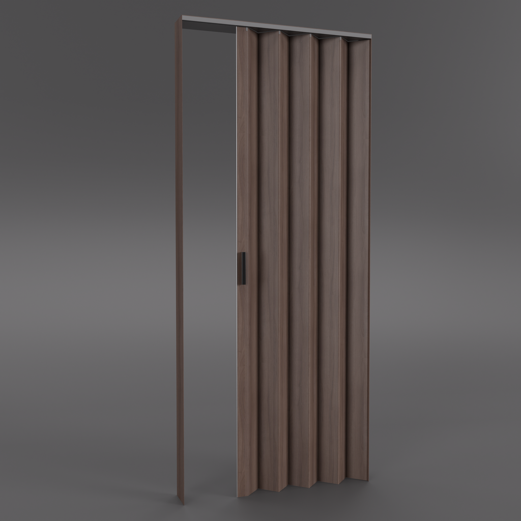 Folding Accordion Door - Wood | Doors models | BlenderKit