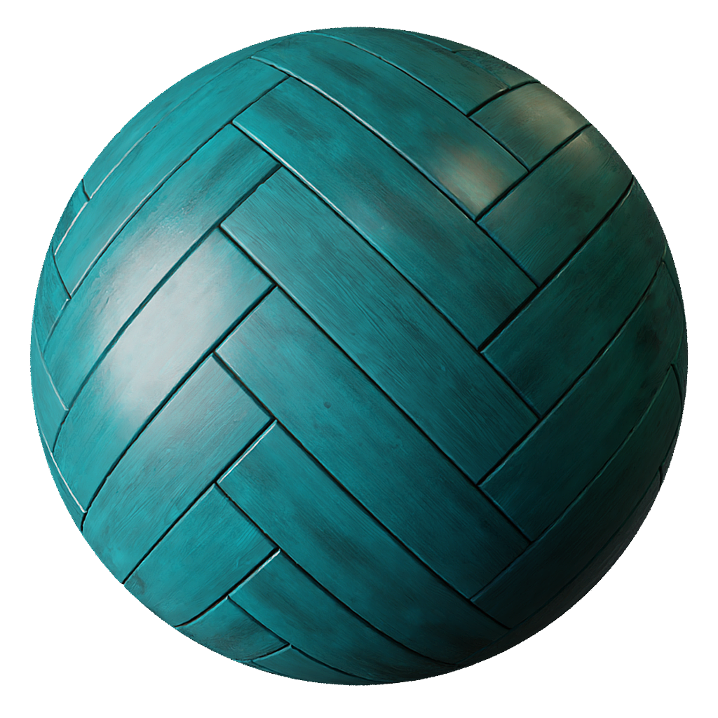 Parquet Wood Floor Blue | FREE floor materials | BlenderKit