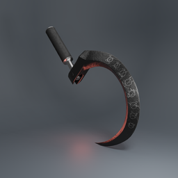 Death sickle | FREE Historical Weapons models | BlenderKit
