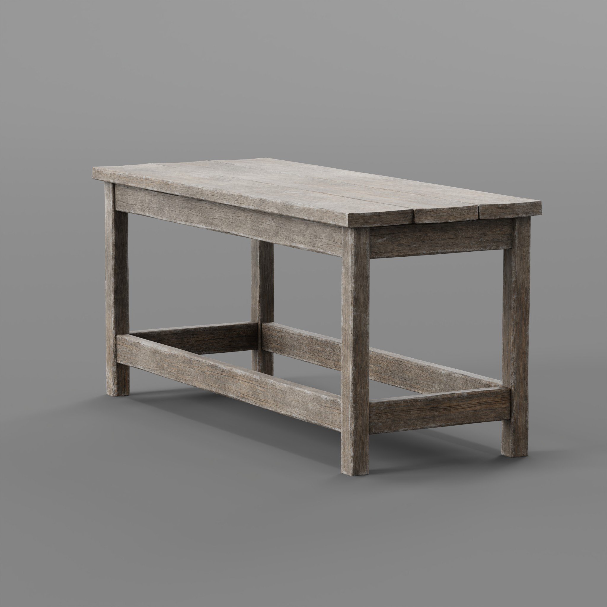 Wooden table | FREE Tables models | BlenderKit