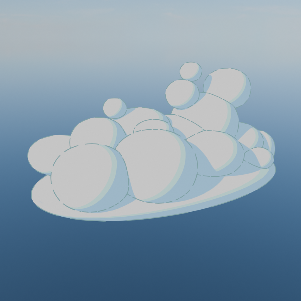 Realistic Cloud | FREE Clouds models | BlenderKit