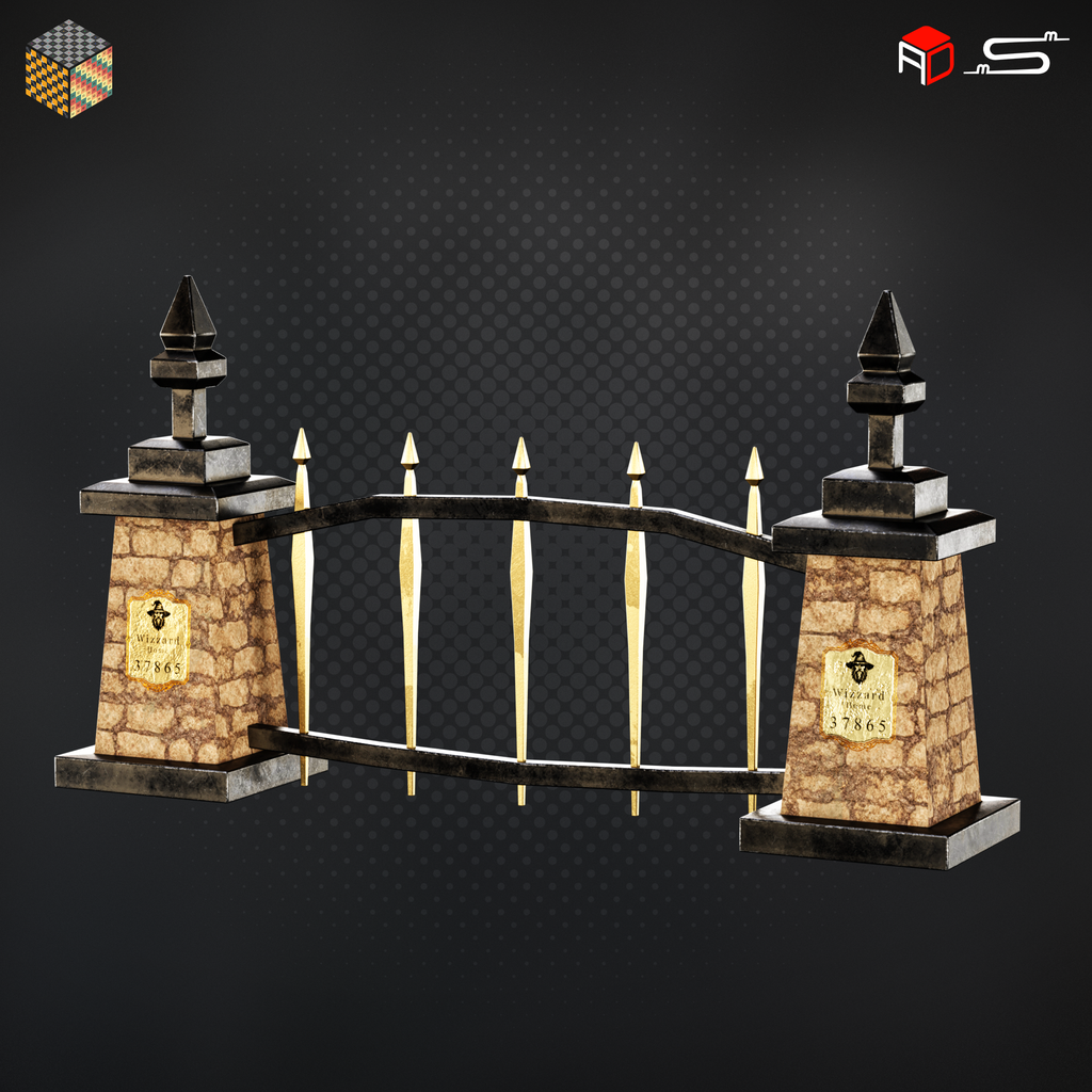 Fence - Halloween Asset Bundle | Fences models | BlenderKit