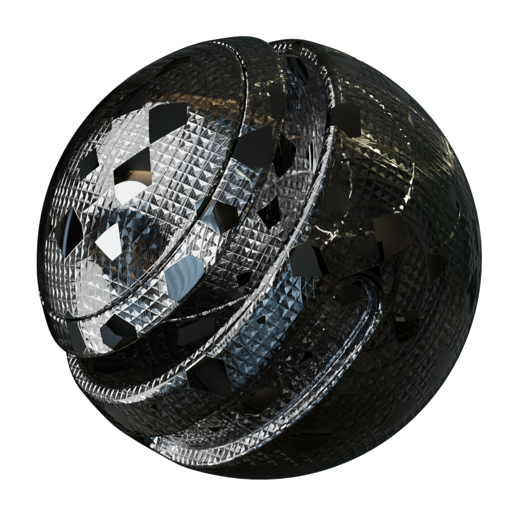 Metalic Chess (clean-Grid) Panel | FREE metal materials | BlenderKit