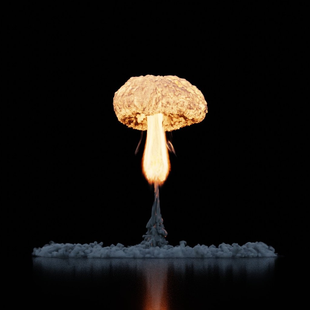 Nuke Static | FREE Simulations models | BlenderKit