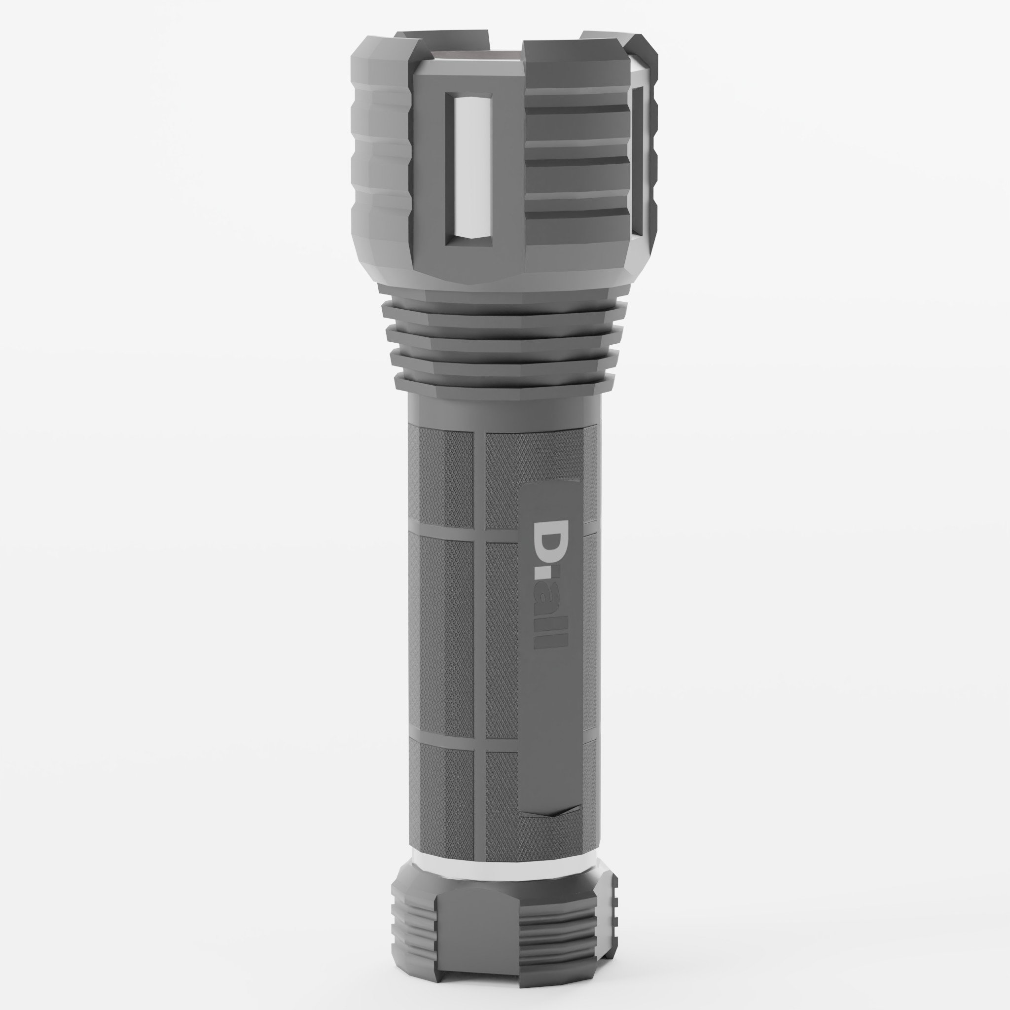 Diall flashlight low poly | FREE Electronic Devices models | BlenderKit
