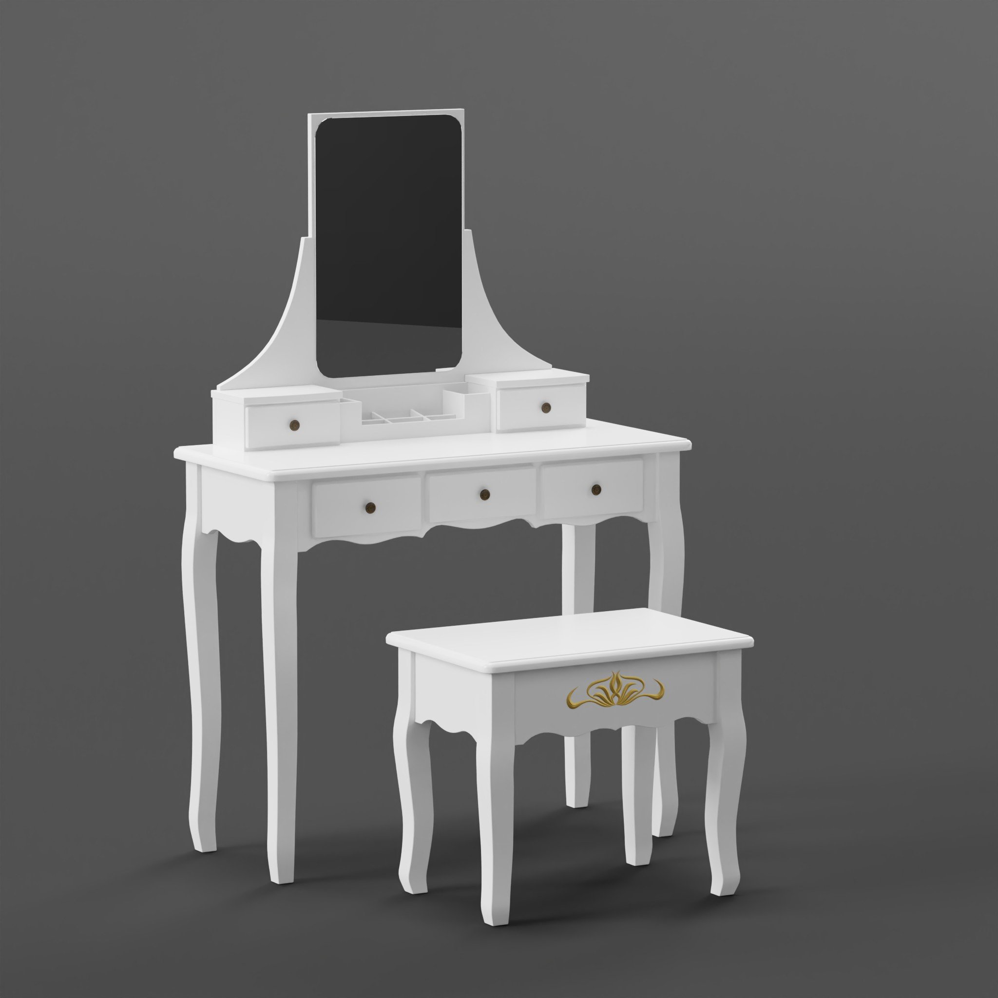 Make up table | FREE Dressing Tables models | BlenderKit