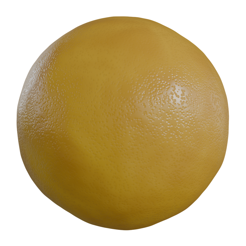 Procedural Lemon | FREE food materials | BlenderKit
