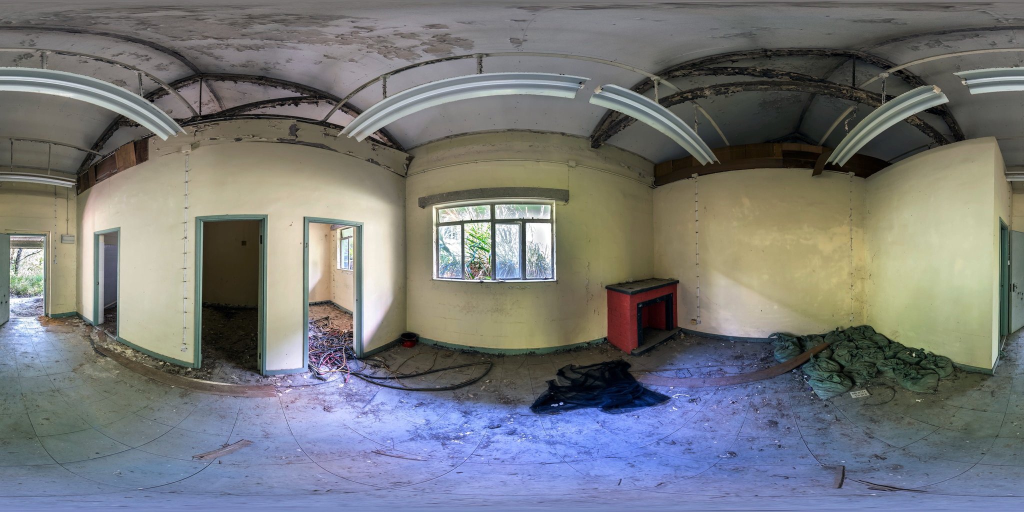 Abandoned House Light Yellow | FREE Interiors HDRis | BlenderKit