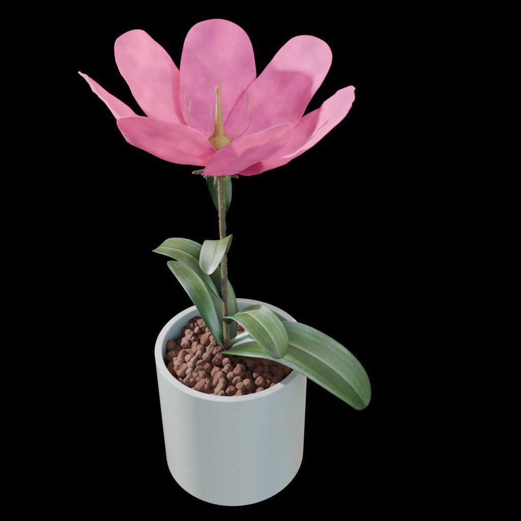 Flower pot | Vases models | BlenderKit