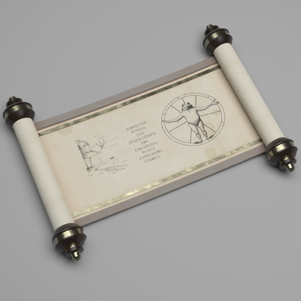 Magic Roll Up Scrolls | Books models | BlenderKit