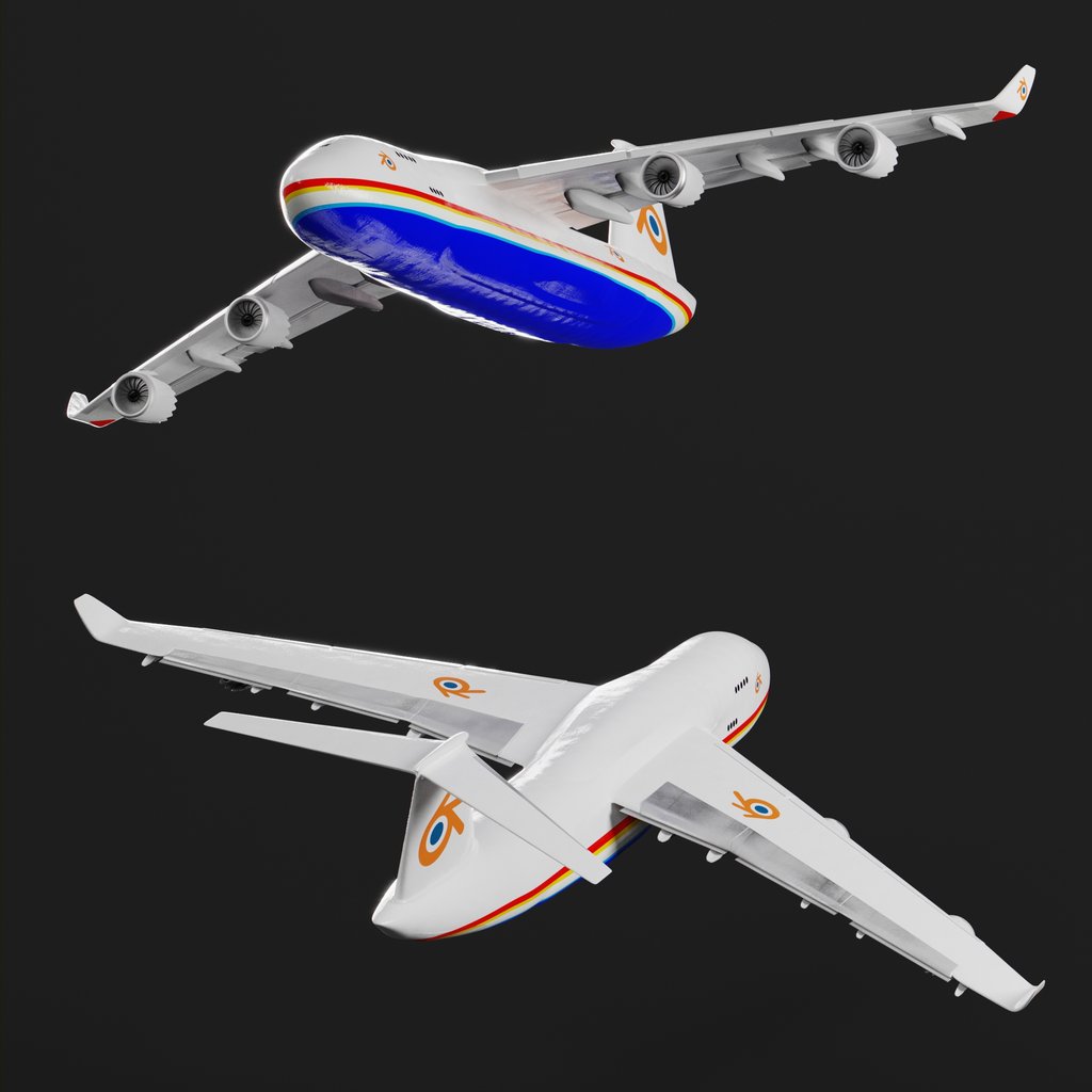Heavy Light Cargo Plane | FREE Aircraft Accessories & Parts models ...