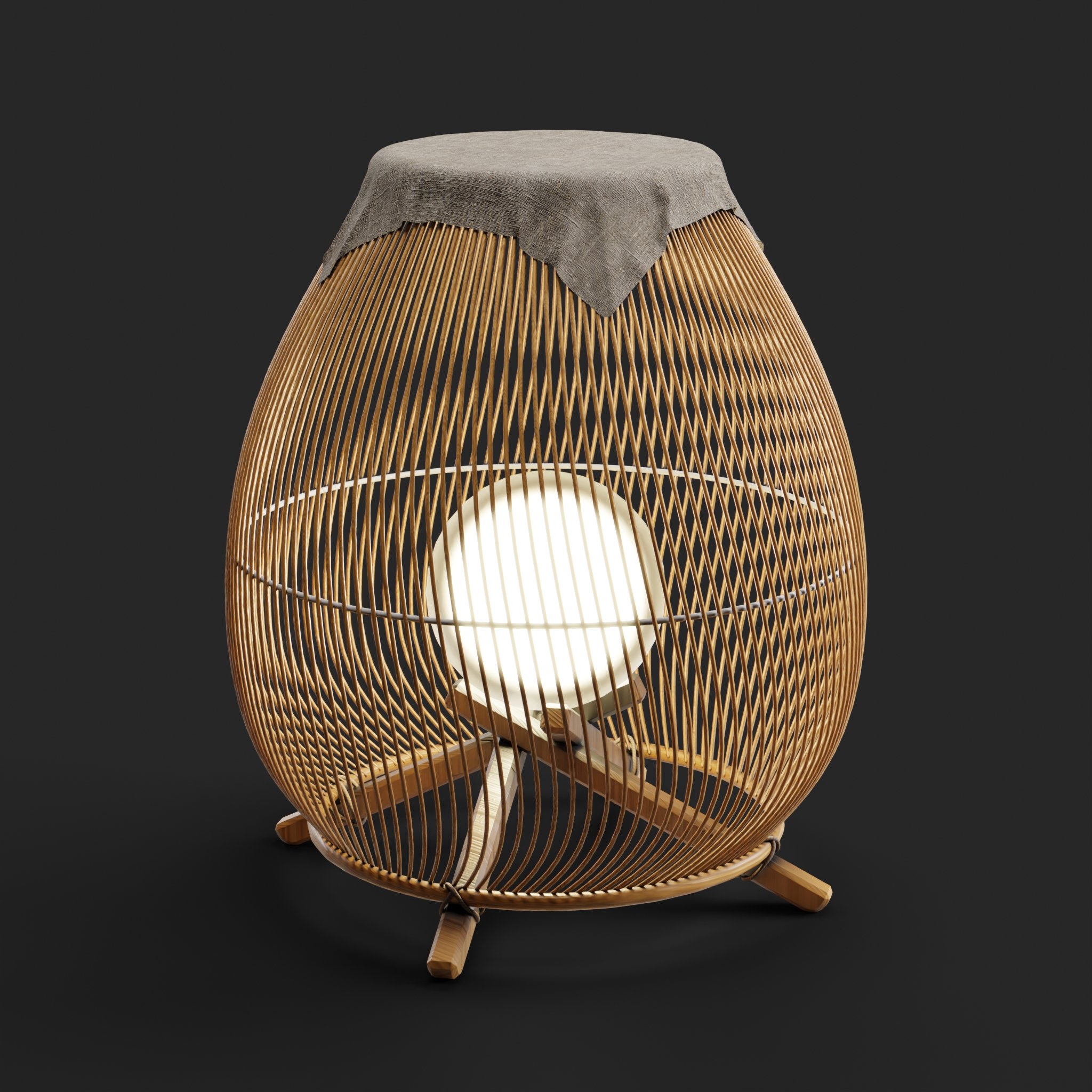 Outdoor E Decorated Bonfire | Interior Decorations models | BlenderKit