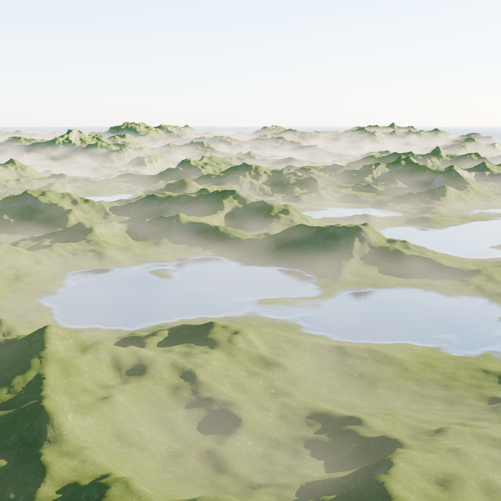 Mountain Range Generator | Geometry Nodes Mesh Generators Node Groups ...
