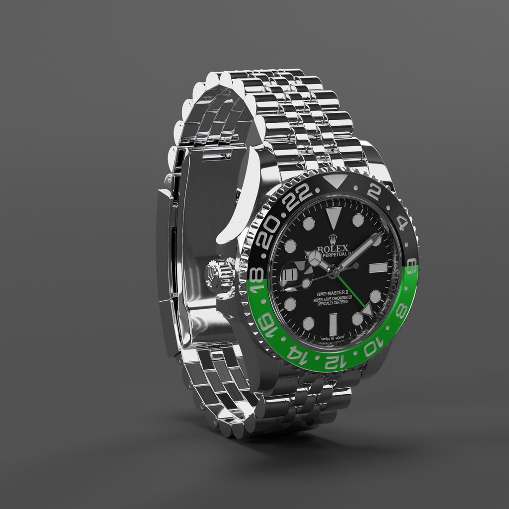 Rolex GMT-Master II sprite | Clocks models | BlenderKit