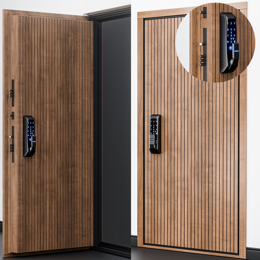 Electric Door | Doors models | BlenderKit