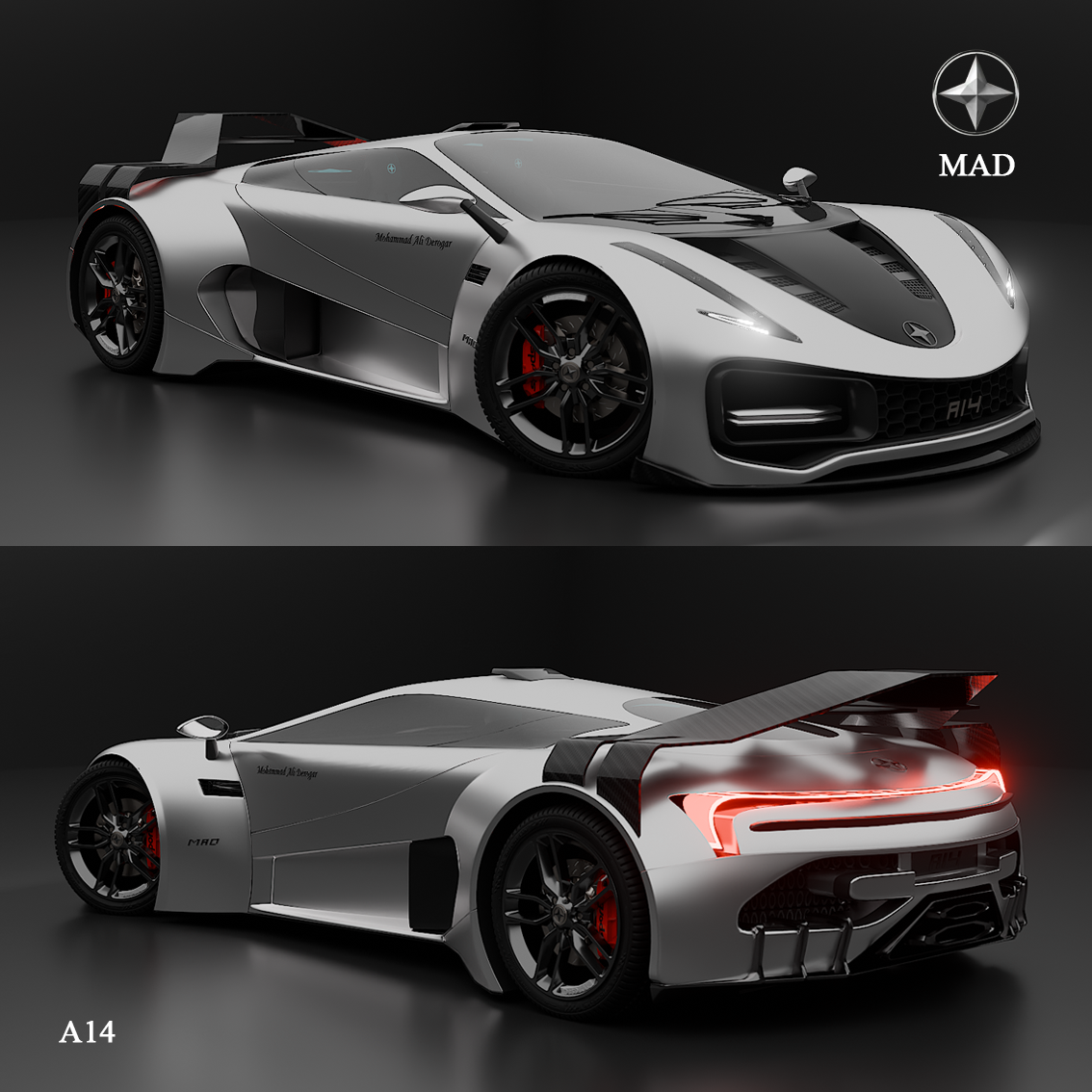 MAD A14 sport car | FREE Luxury Cars models | BlenderKit