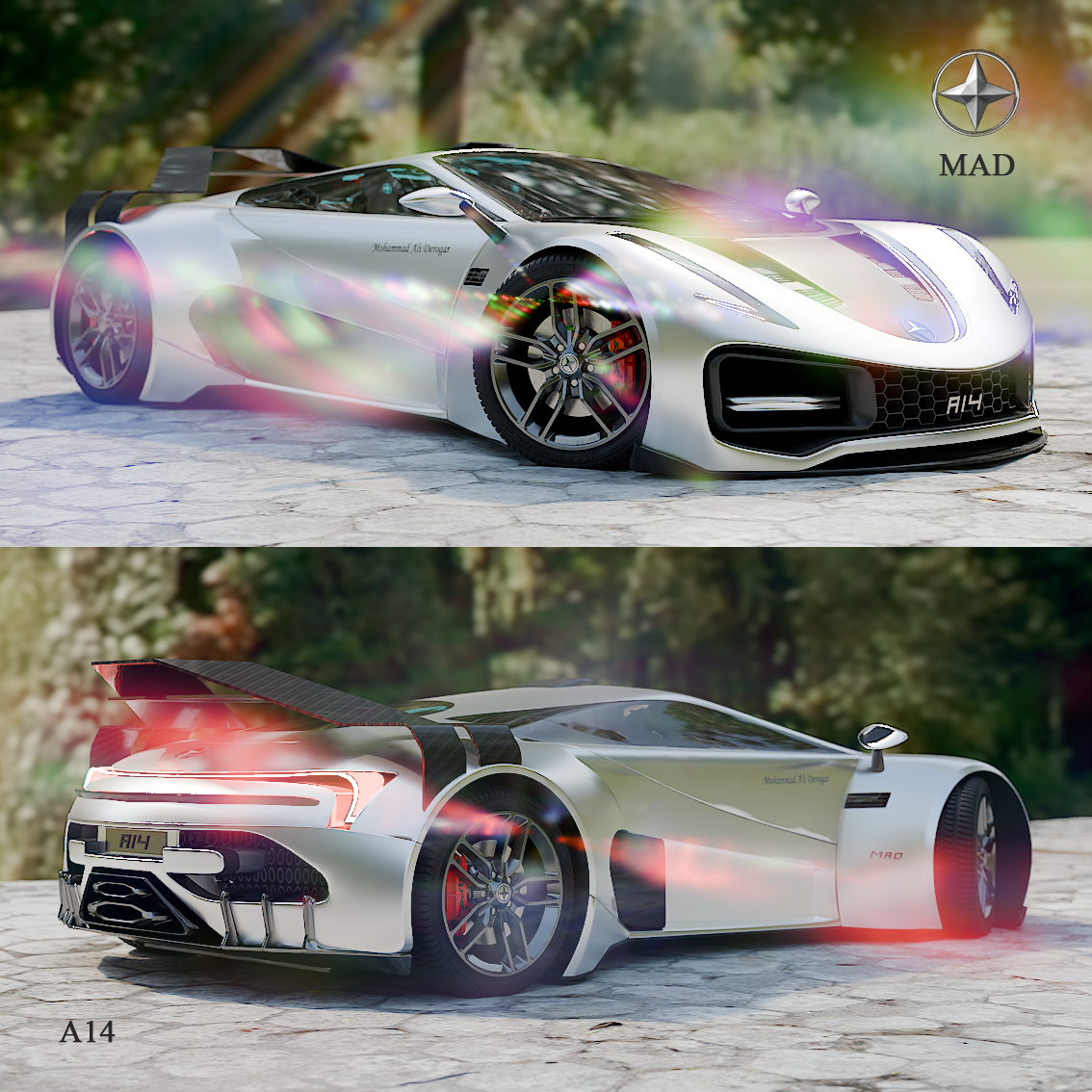 MAD A14 sport car | Concept Cars models | BlenderKit