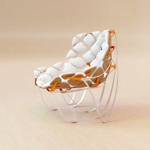 Turtle shell chair | Armchairs models | BlenderKit