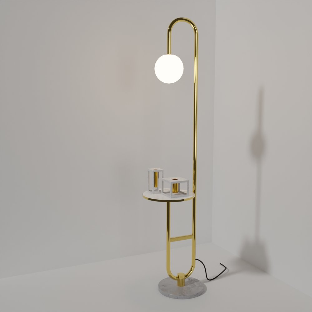 Floor stand lamp | Floor Lamps models | BlenderKit