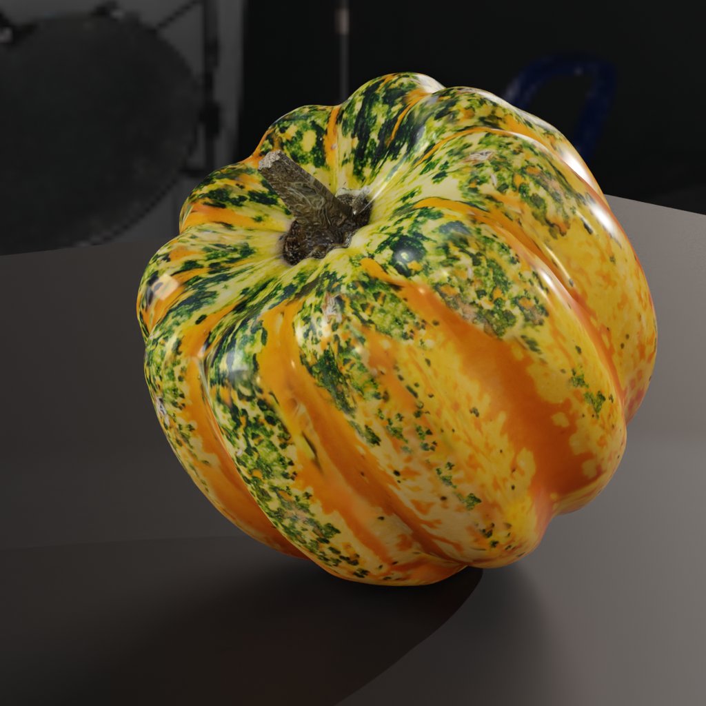 Pumpkin | FREE Fruit & Vegetables models | BlenderKit