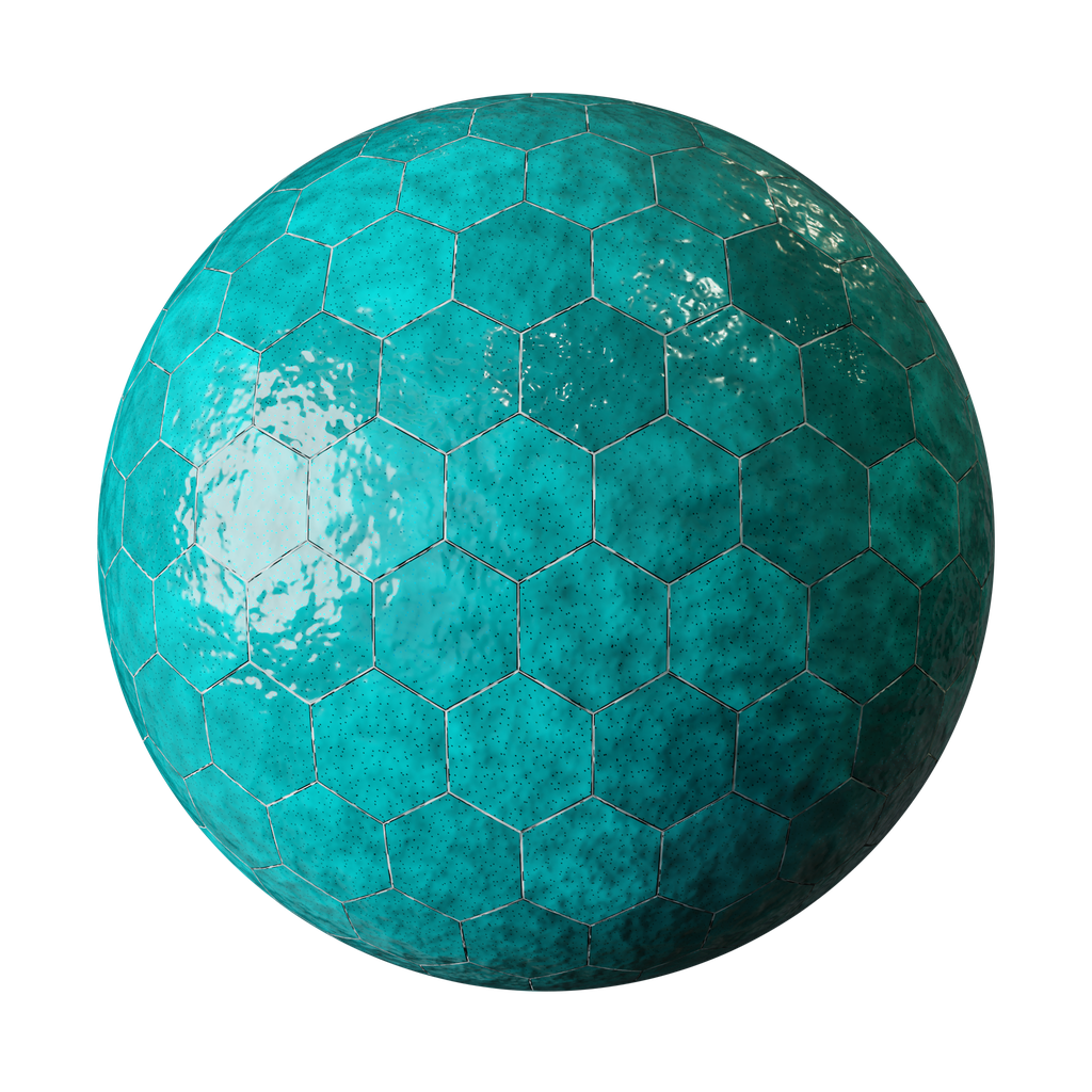 Hex Tiles | FREE tiles materials | BlenderKit