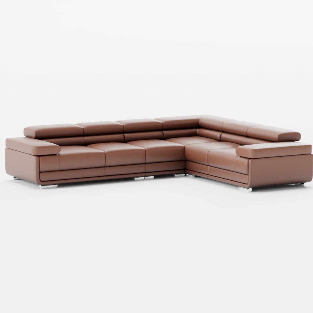 L shaped lounge sofa | Sofas models | BlenderKit