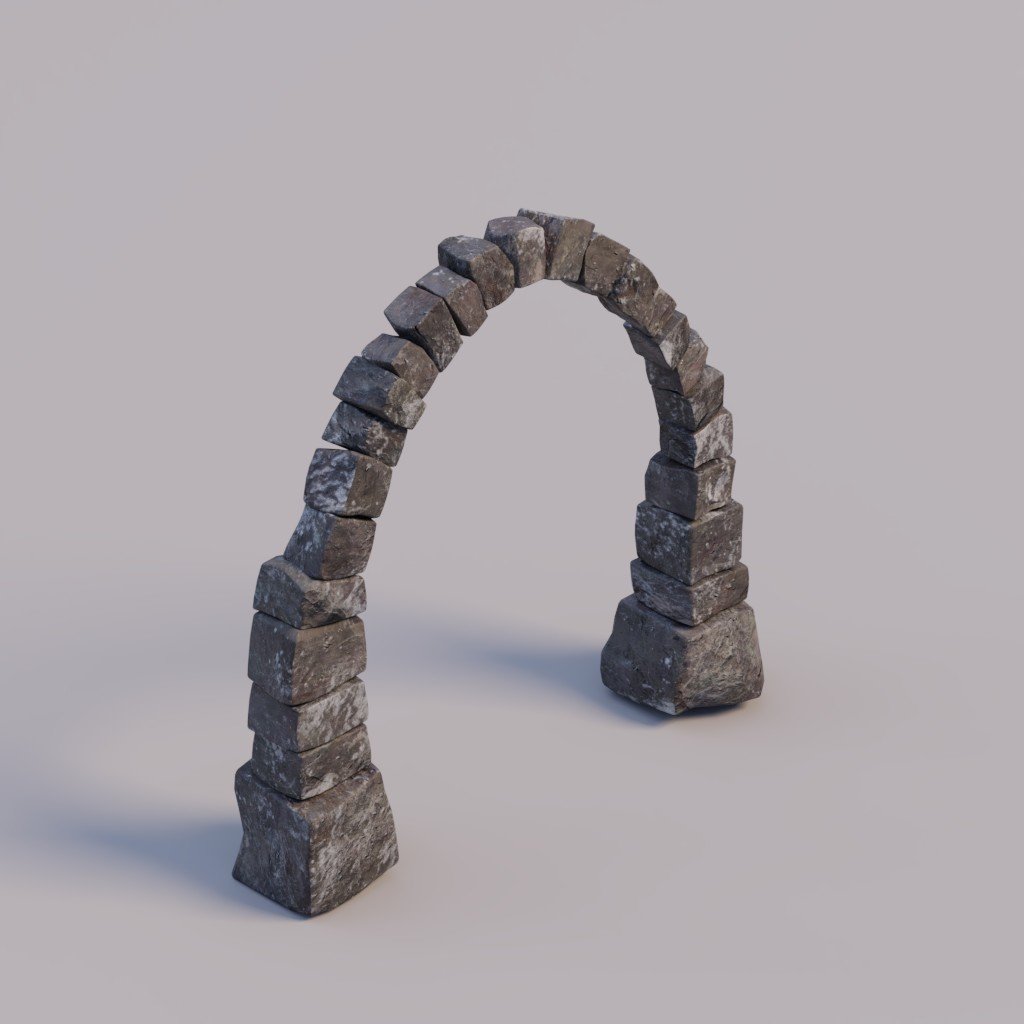 Ancient Arch | Exterior Elements models | BlenderKit