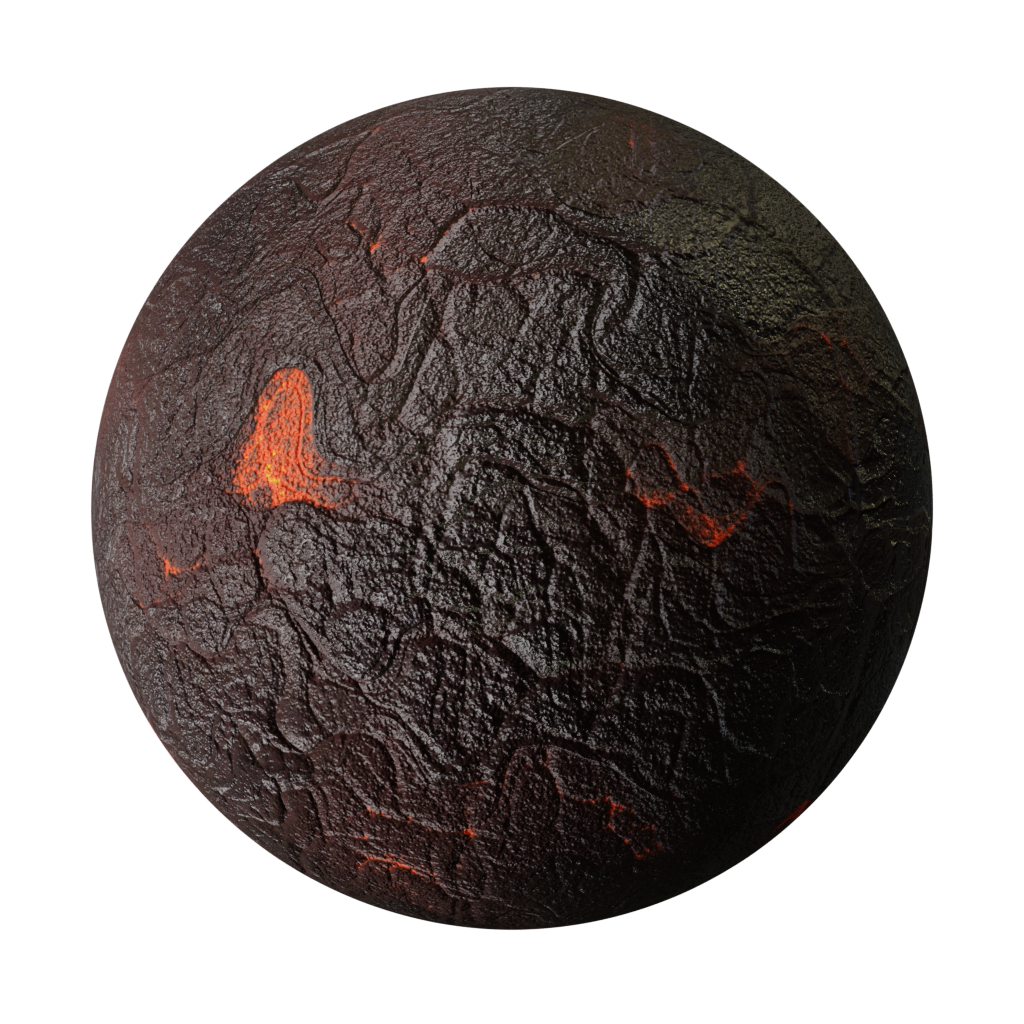 Core lava | FREE ground materials | BlenderKit