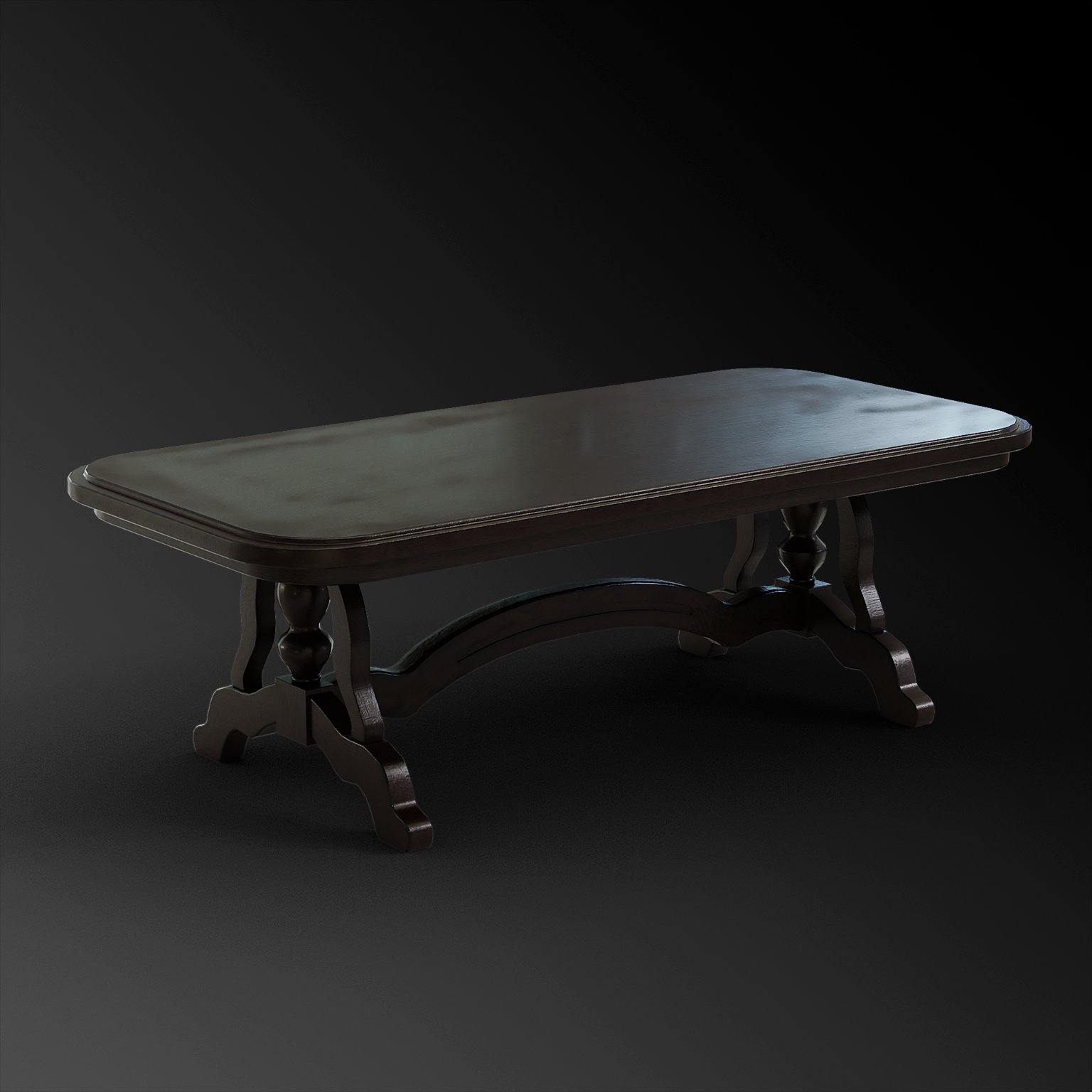 Wooden table | FREE Tables models | BlenderKit