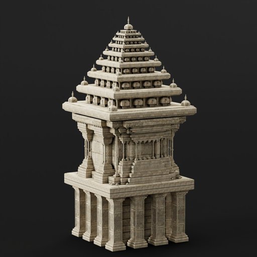 BlenderKit | Download the The ancient temple model