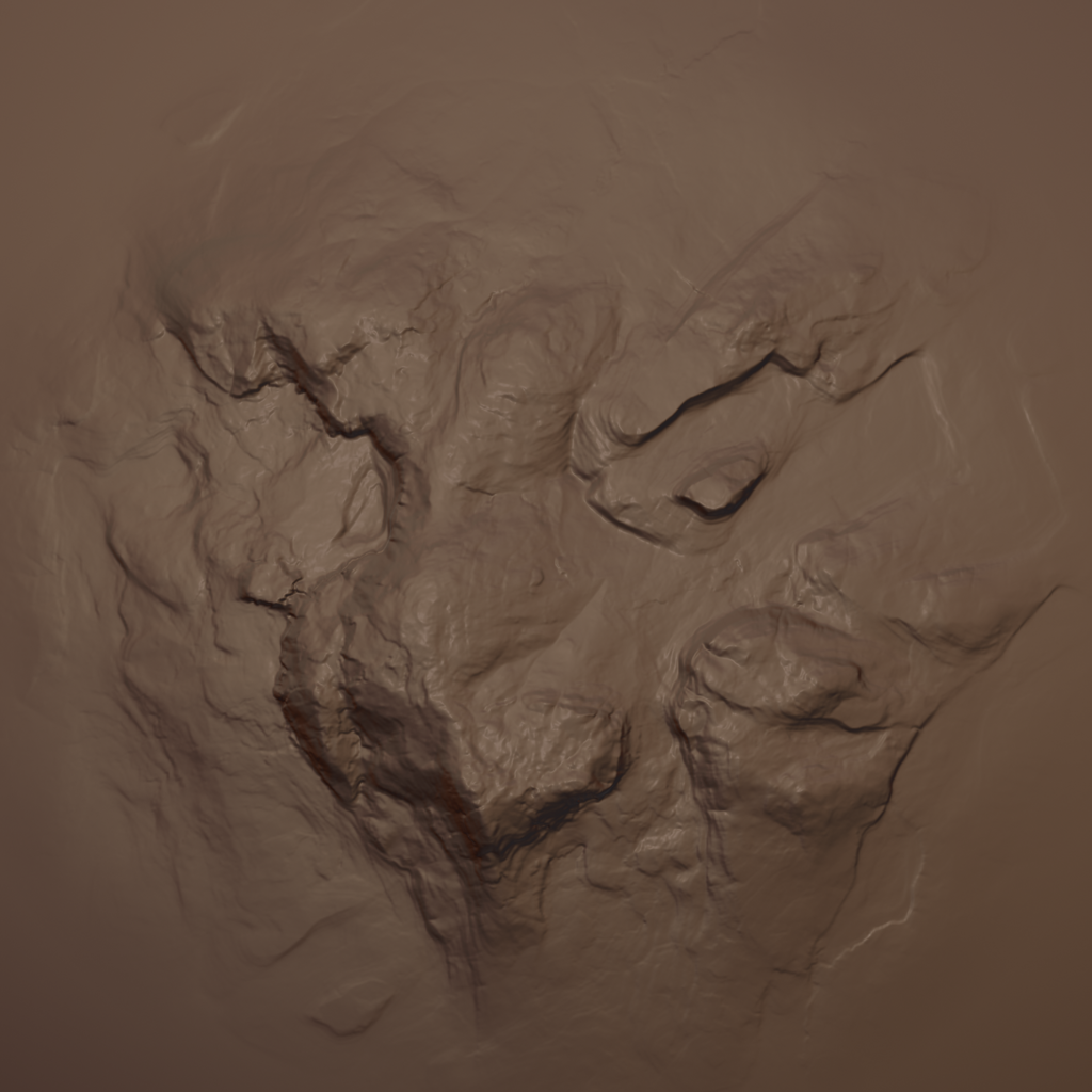 Rock Rugged Brush n1625 2 | rock brushes | BlenderKit