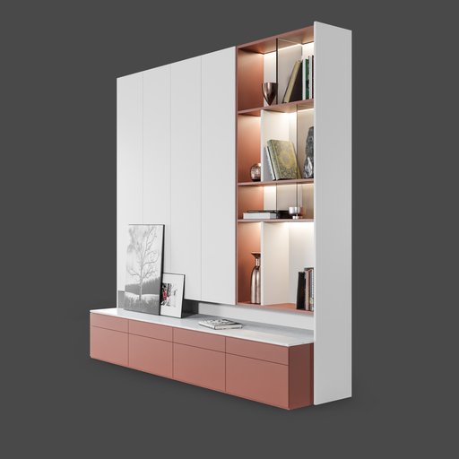 Wall Shelf | Shelves models | BlenderKit