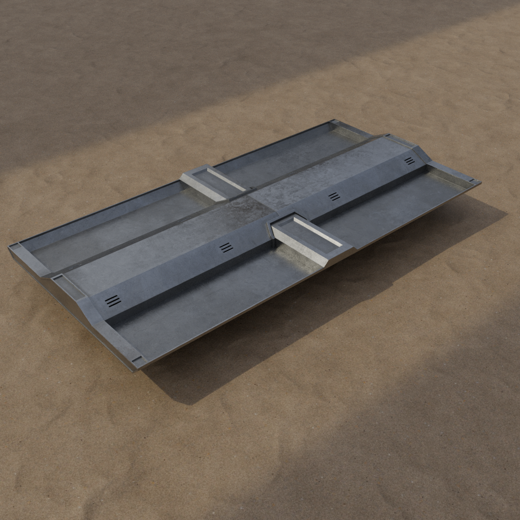 BlenderKit | Download the Sci-Fi Industrial Facility Panel model