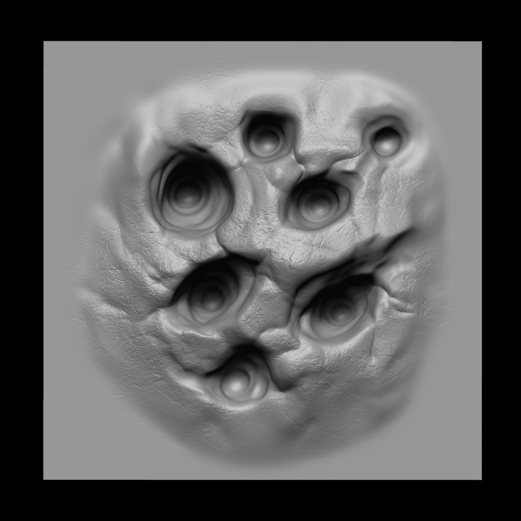 NS Bone holes | Animal / Creature Skeleton brushes | BlenderKit