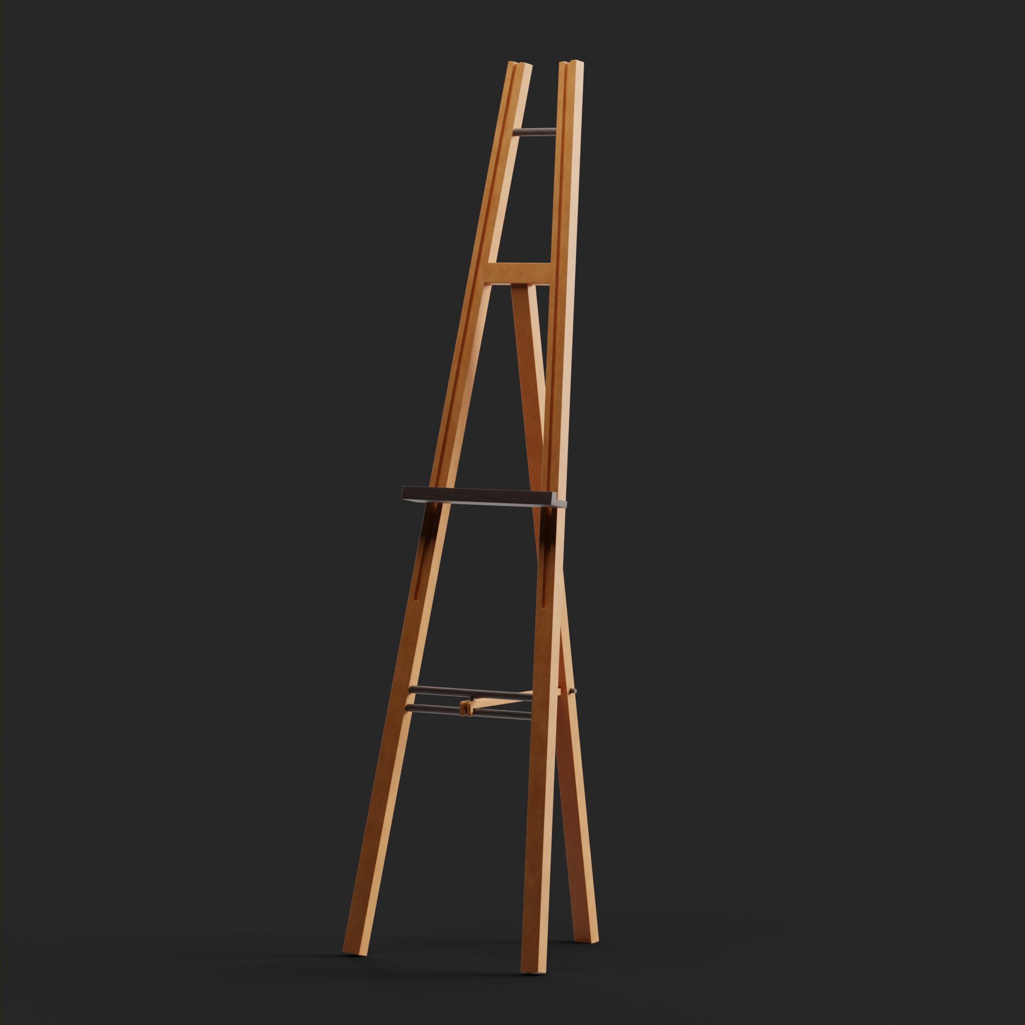 Picture Wood Stand | FREE Hobby Accessories models | BlenderKit