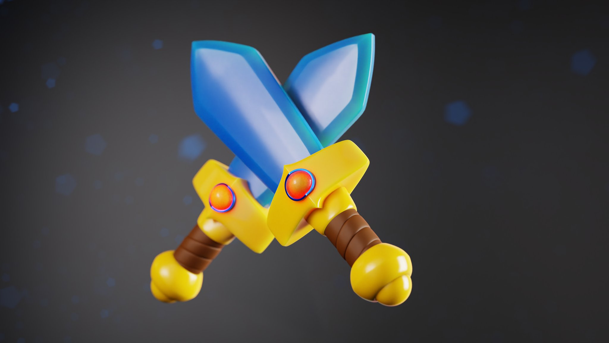 Two swords | 3D Historic models | BlenderKit