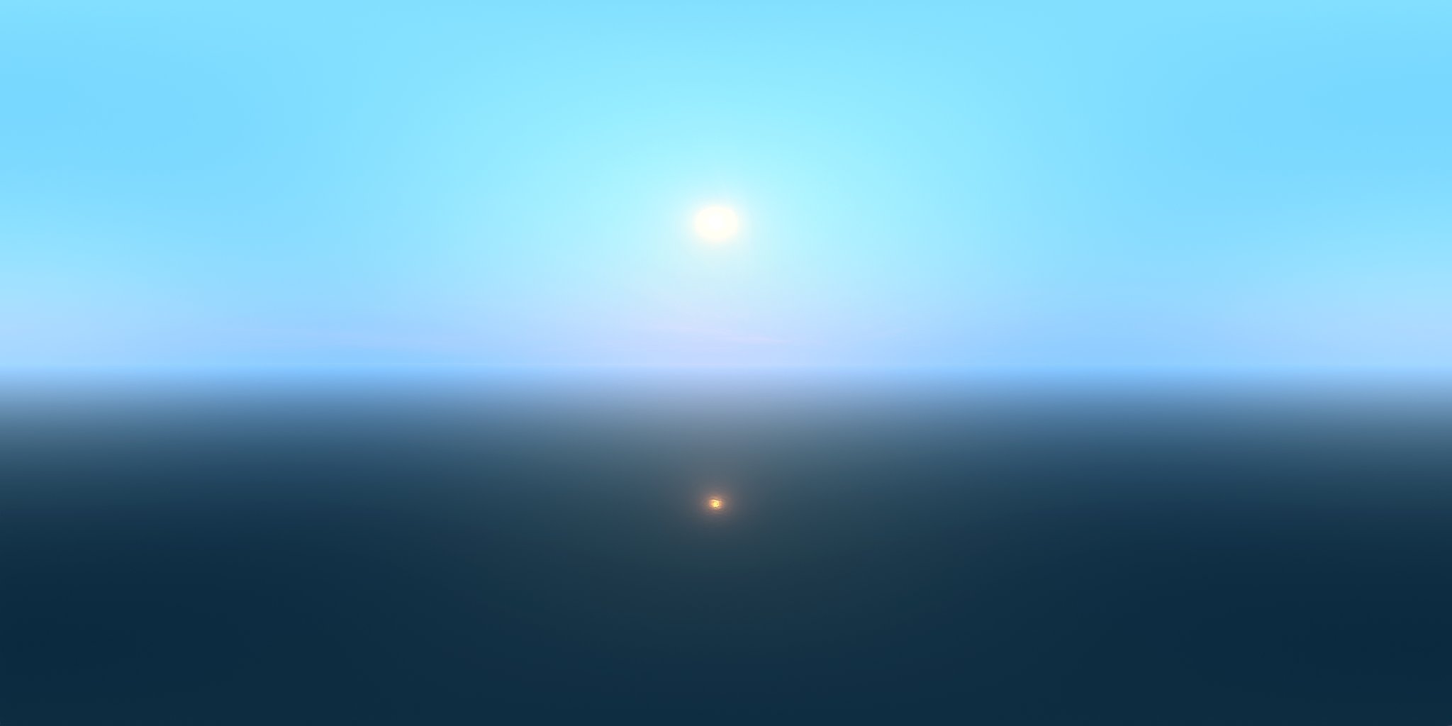 Foggy blue sky | Nature HDRis | BlenderKit