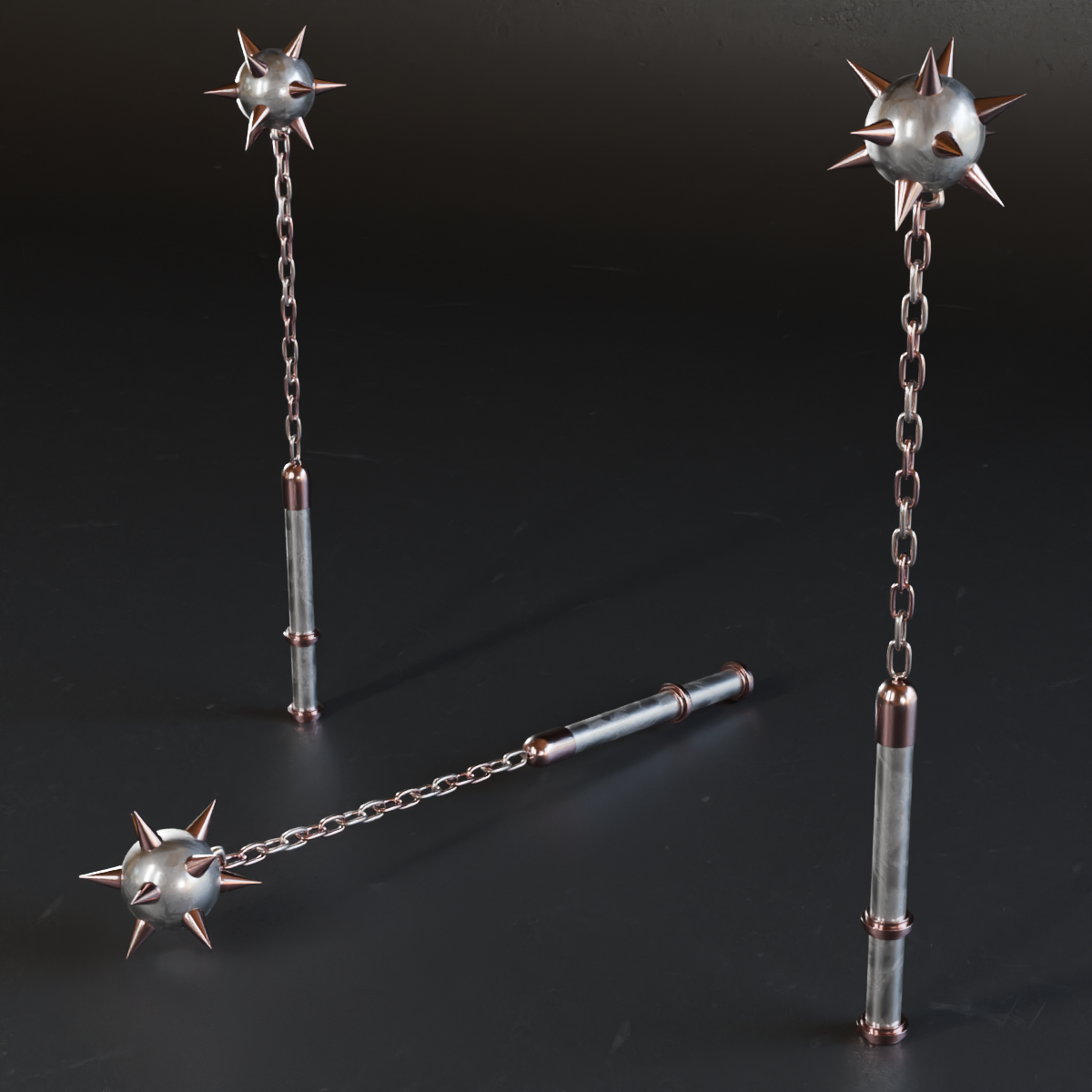 MK BaseMesh mace-36 | Historical Weapons models | BlenderKit