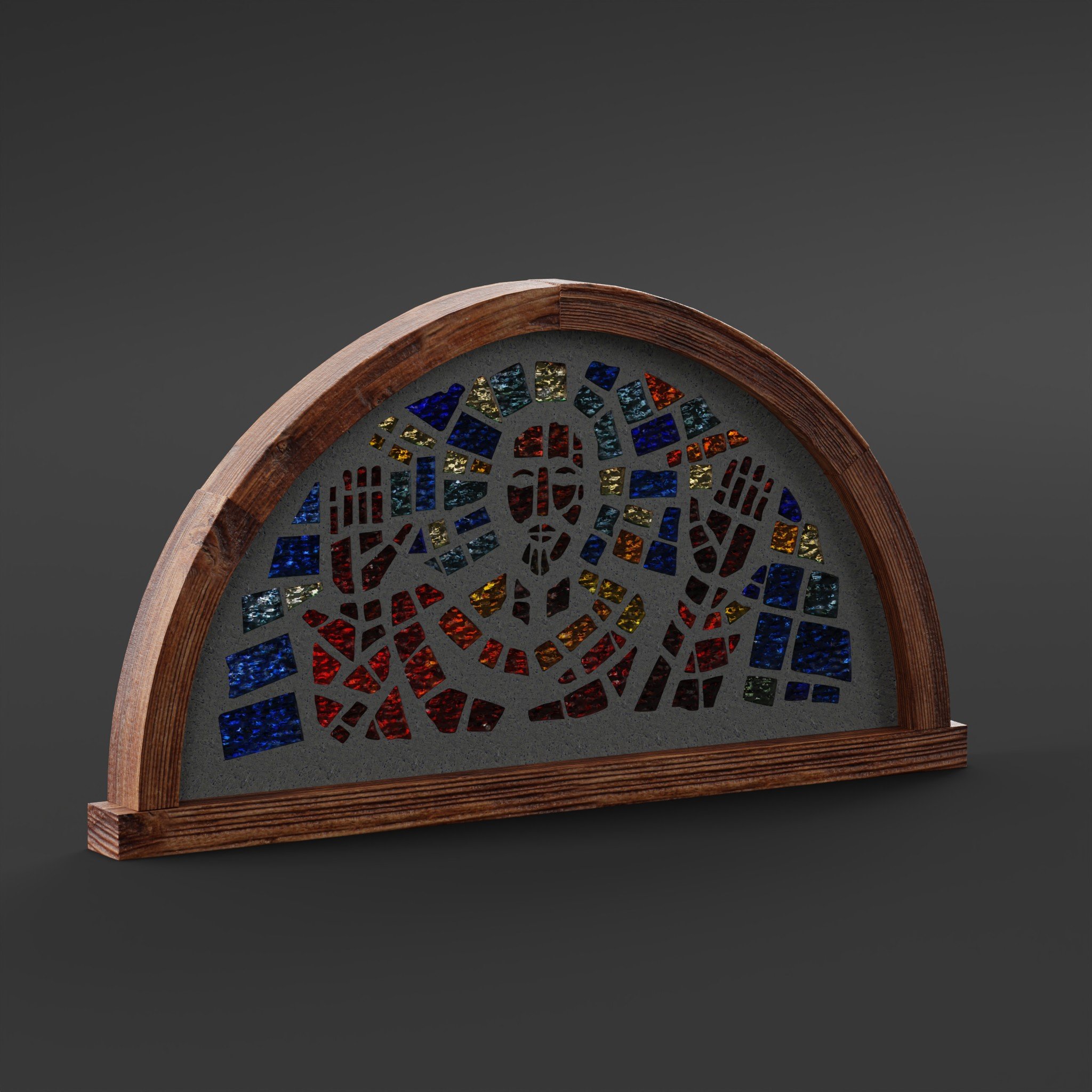 Modern Stained Glass Window | Windows models | BlenderKit