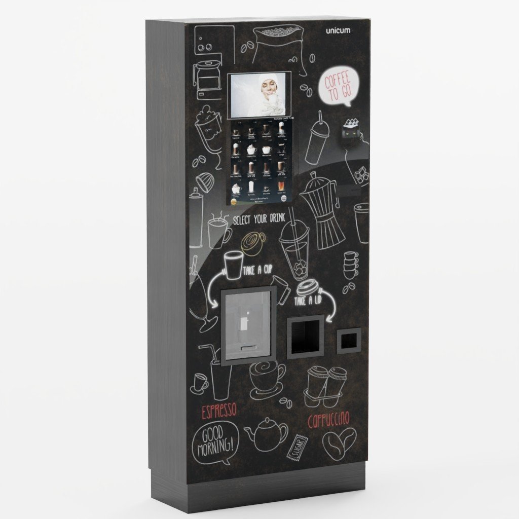 Coffee Vending machine | FREE Office Furniture models | BlenderKit
