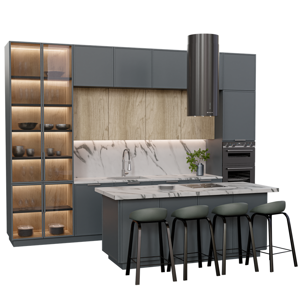 Kitchen66 | Kitchen Sets models | BlenderKit