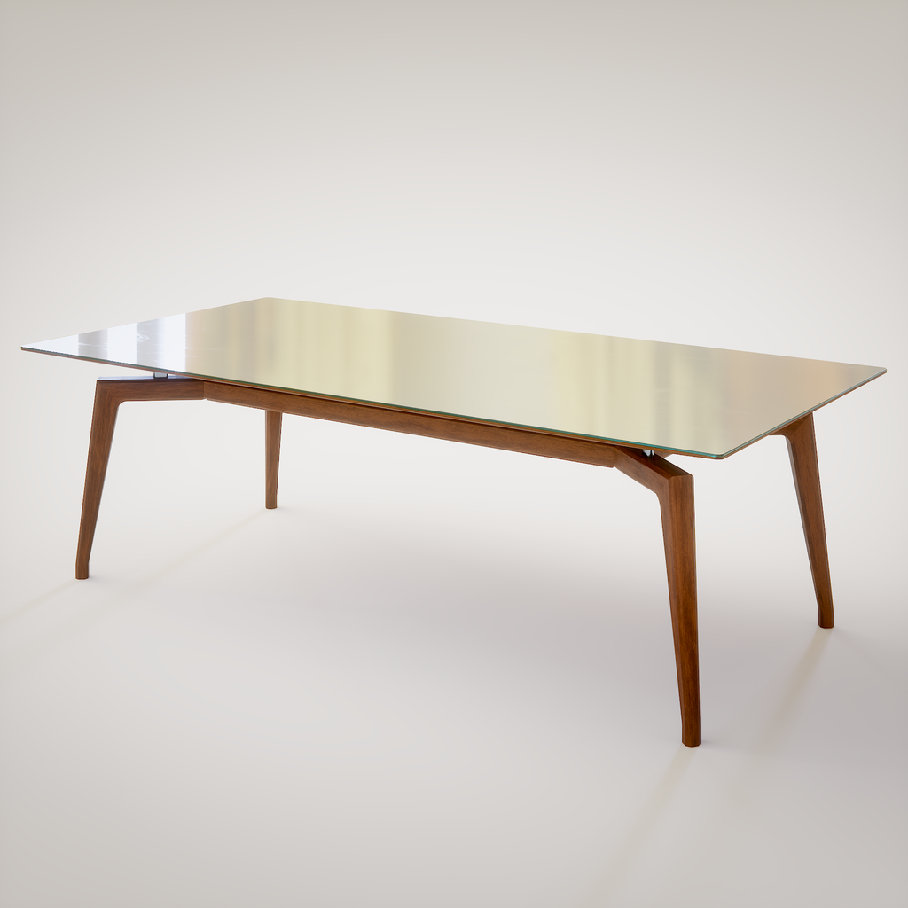 Table - Serrano Slim | Tables models | BlenderKit