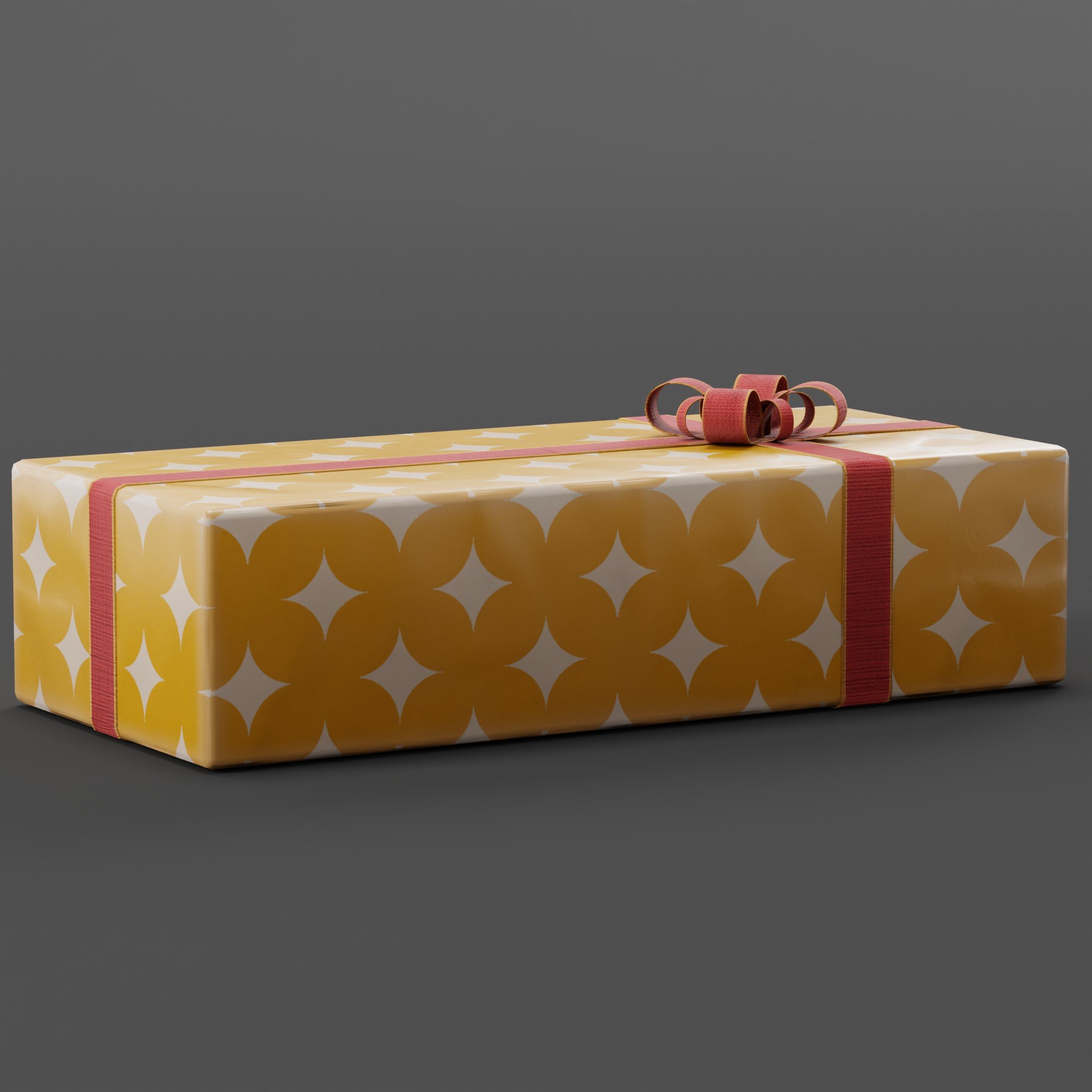 Rectangle Gift Box | Holiday Decorations models | BlenderKit