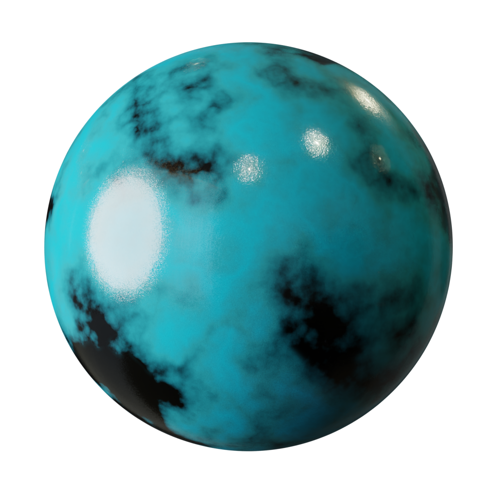 Glazed Turquoise Tile | FREE tiles materials | BlenderKit