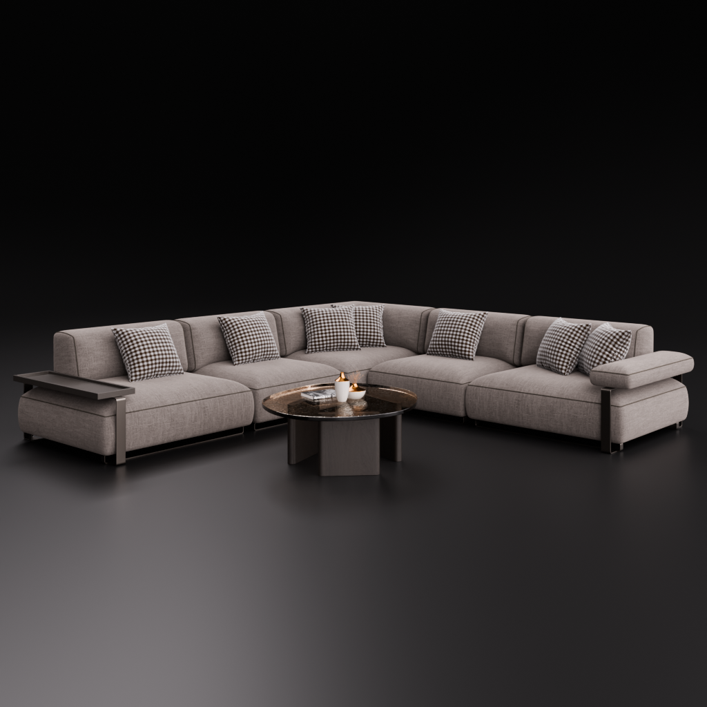 Sofa Cannes | Sofas models | BlenderKit