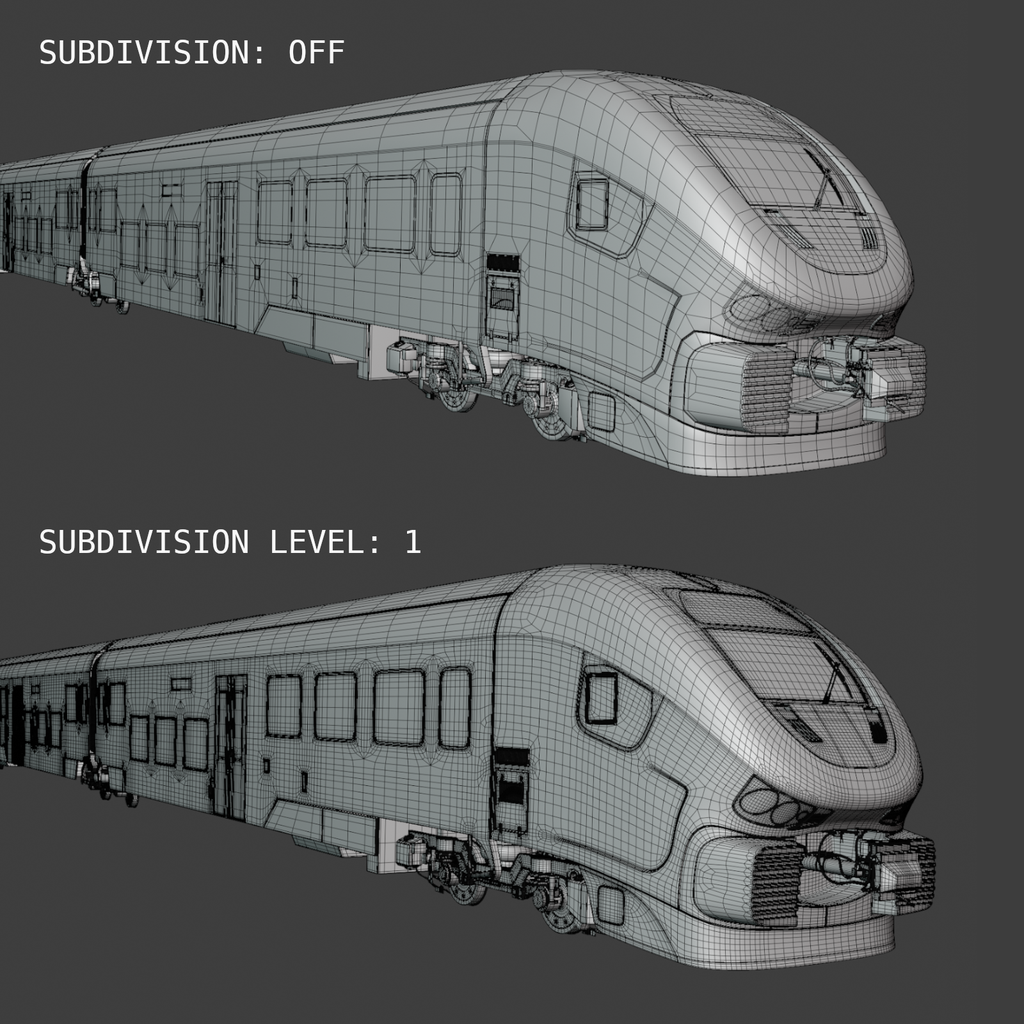 Train Pesa Link | Passenger Trains models | BlenderKit