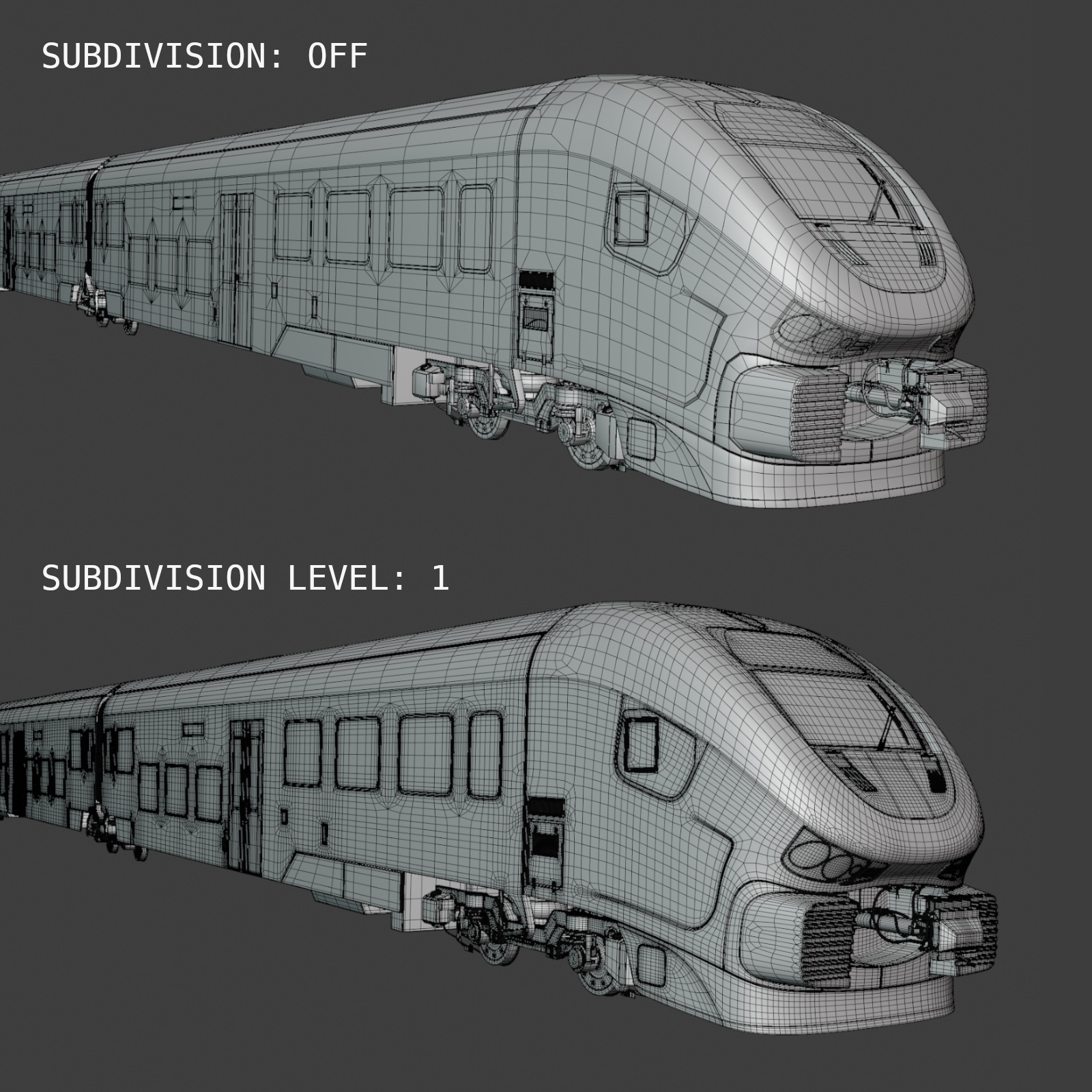 Train Pesa Link | Passenger Trains models | BlenderKit