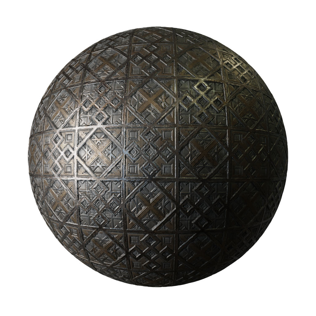 Metal ornament | FREE ornaments materials | BlenderKit