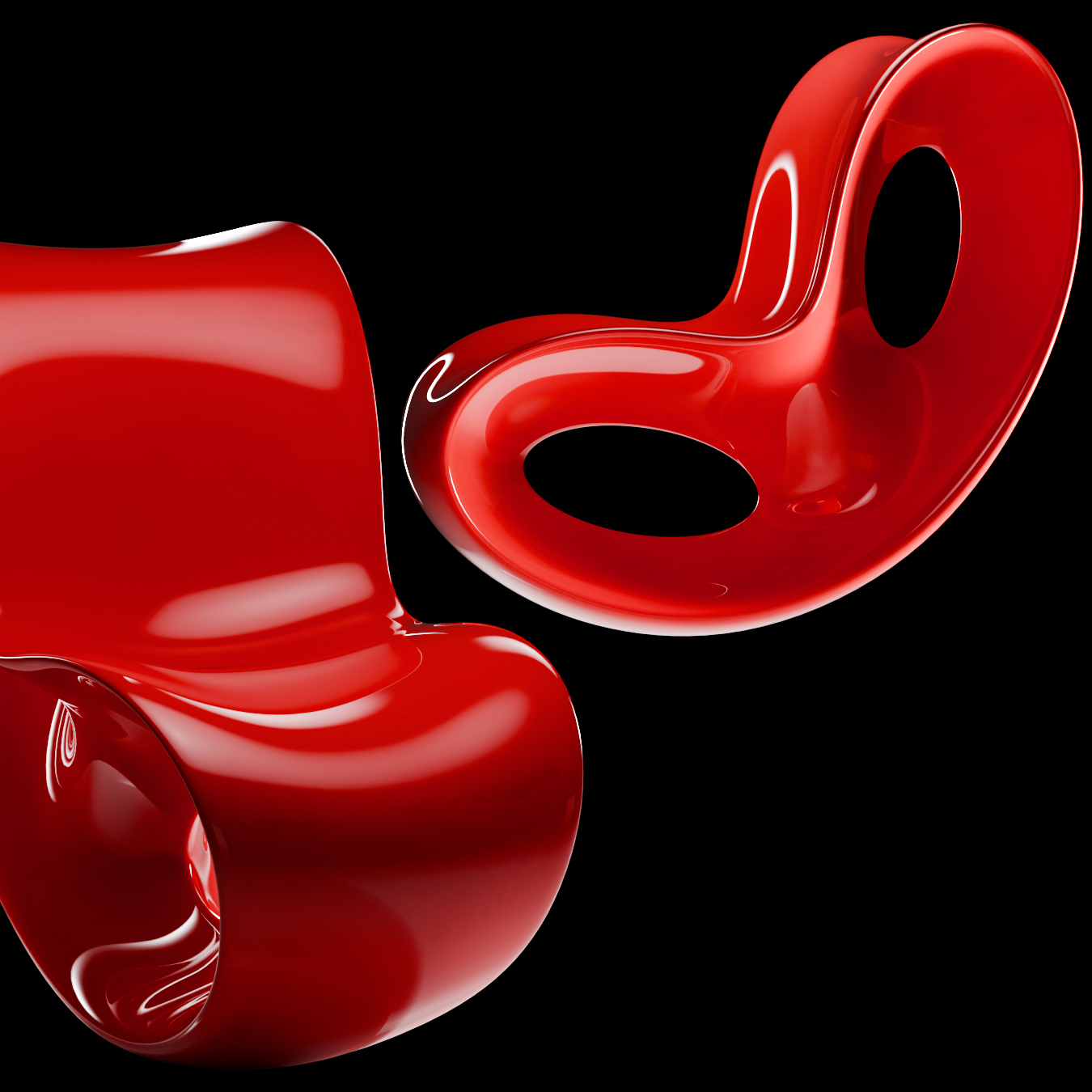 Void Lounge Chair | Armchairs models | BlenderKit